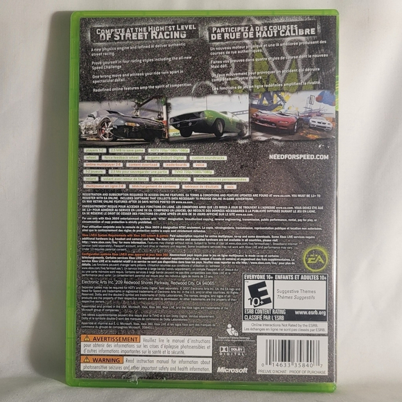 Microsoft | Video Games & Consoles | Need For Speed Prostreet Xbox 36 ...